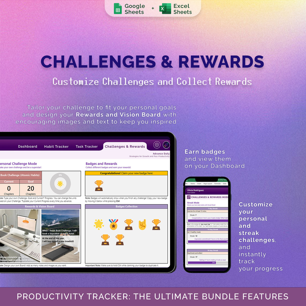 2025 Personal Productivity Tracker – Advance Daily