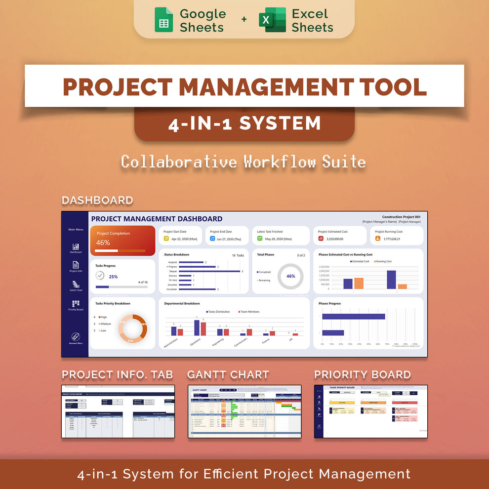 Project Management Tool by Advance Daily